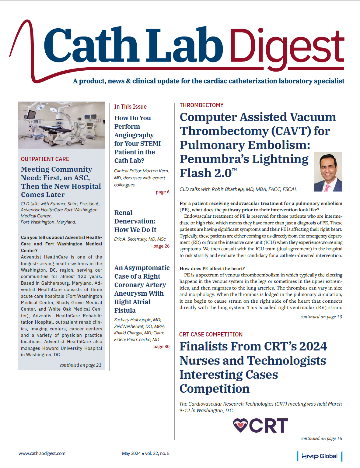 Volume 32 - Issue 5 - May 2024 | Cath Lab Digest